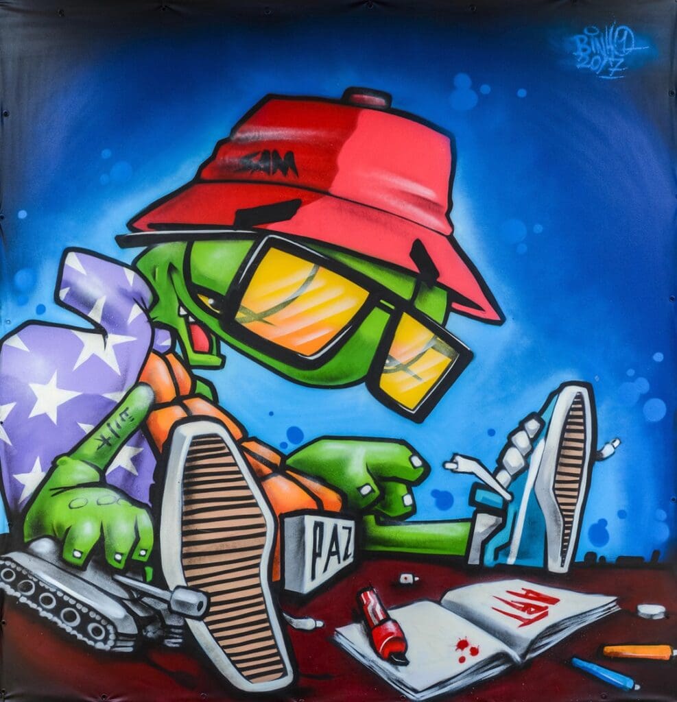 "Eagle Woman" - Unstretched Canvas - Street Art For Mankind